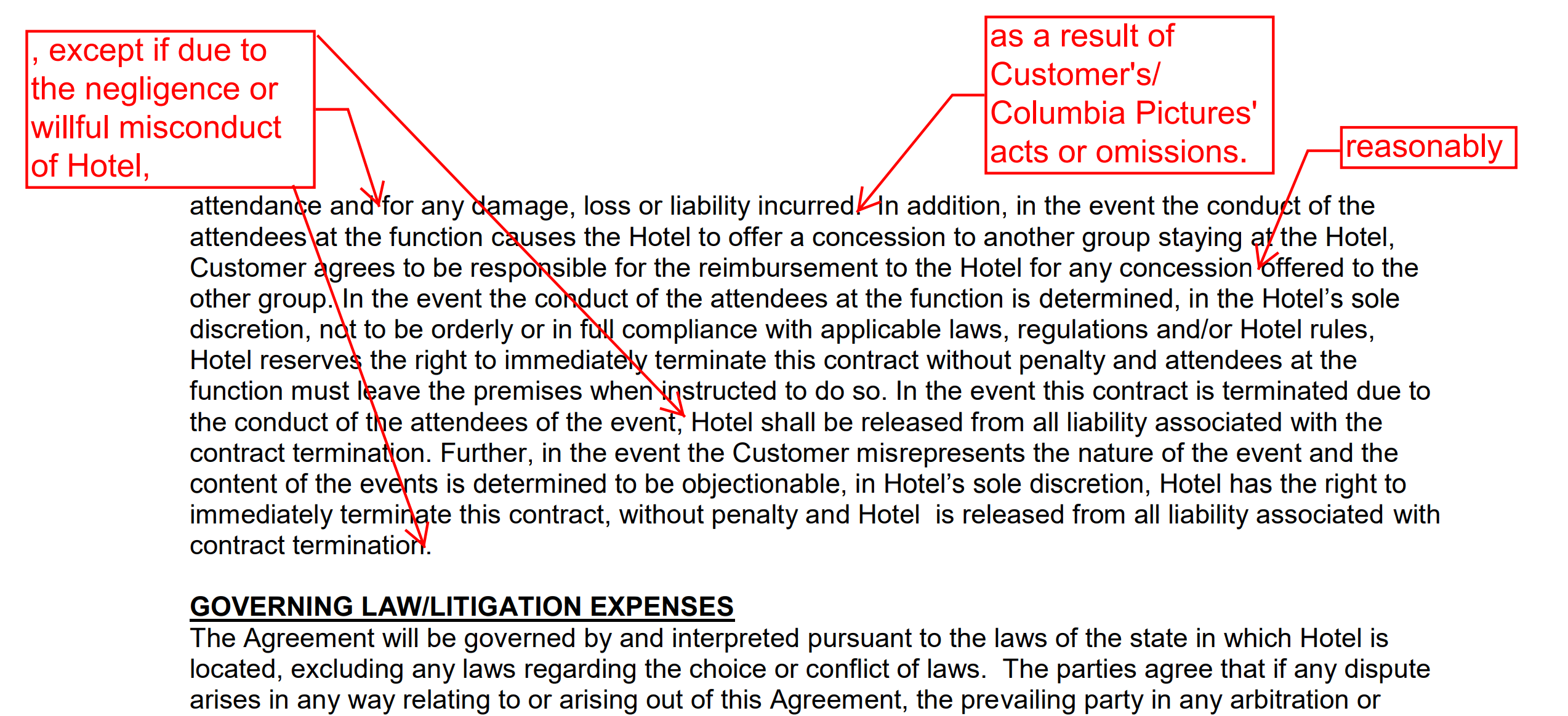 Marking Changes On The Signature Copy Of A Contract Adams On Contract 