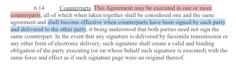 Counterparts: An Example of Categories-of-Contract-Language Dysfunction ...