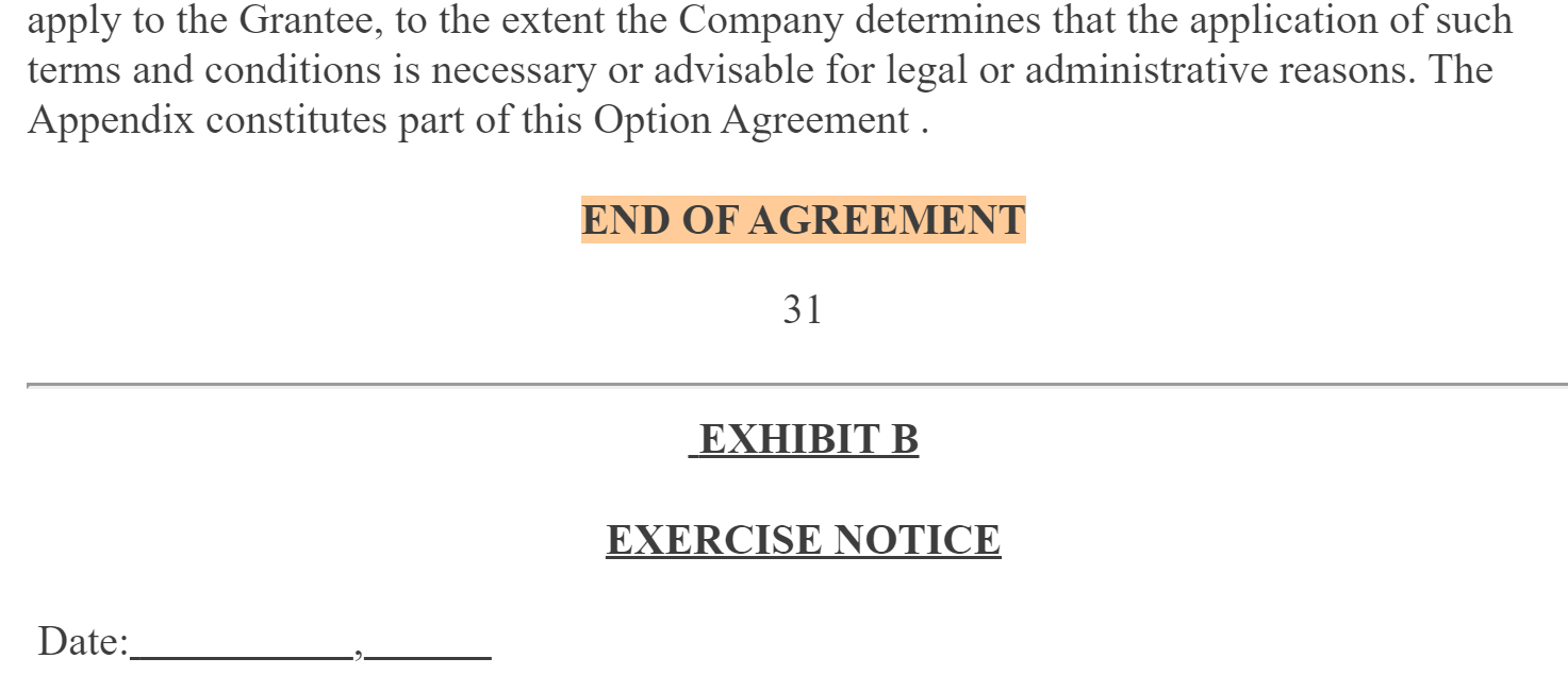Signature Page Template For Contract Signature Page Template For Contract