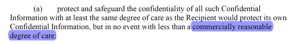 Whether to Use "Degree of Care" or "Efforts" - Adams on Contract Drafting