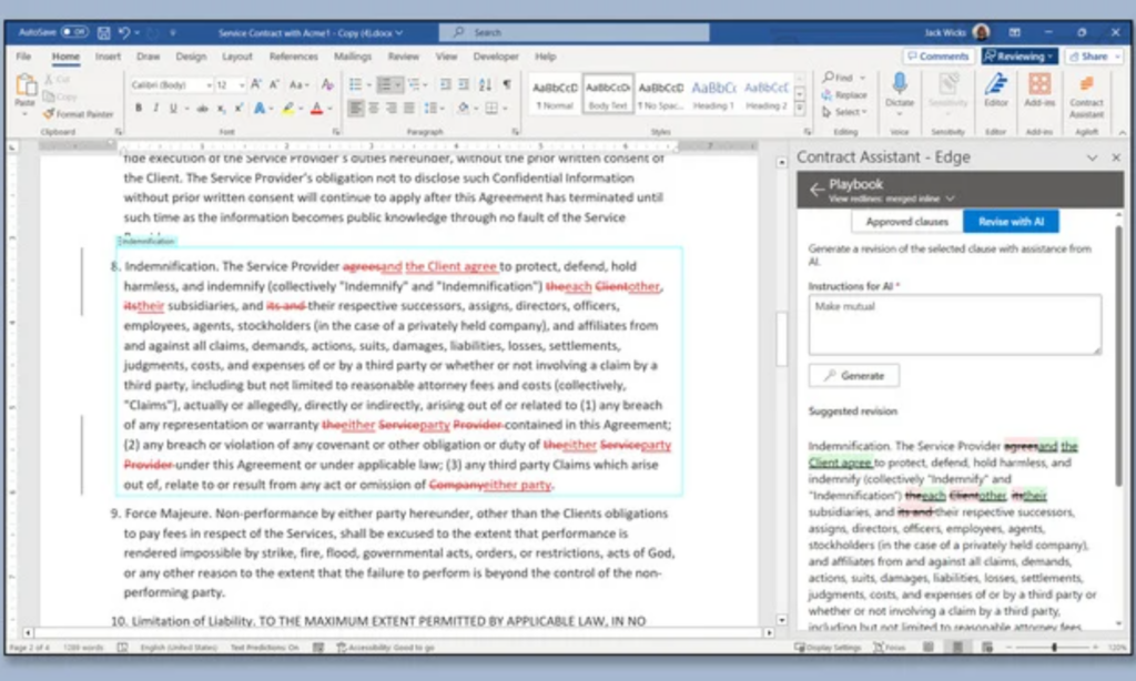 Questionable Drafting in a Generative-AI Redline - Adams on Contract ...