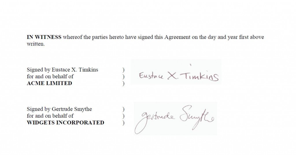 Doing That Bracket Thing In Your Signature Blocks Adams On Contract 